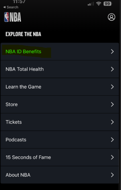 NBA ID Benefits – NBA Help Center