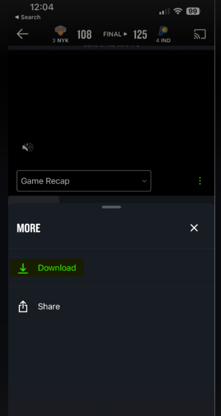 Download for Offline Viewing – NBA Help Center