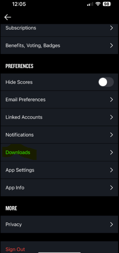 Download for Offline Viewing – NBA Help Center